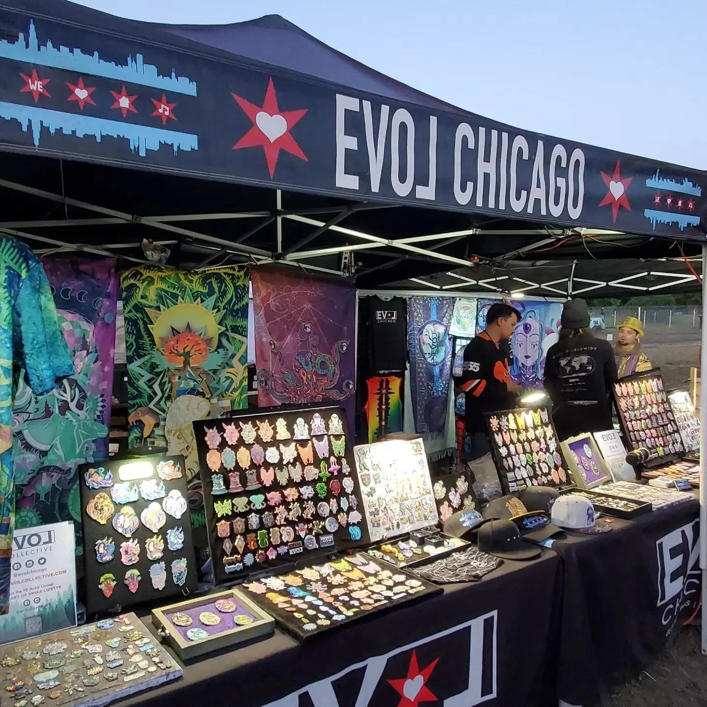 EVOL Chicago - Festival Clothing, Pins, Tapestries, Art and more!